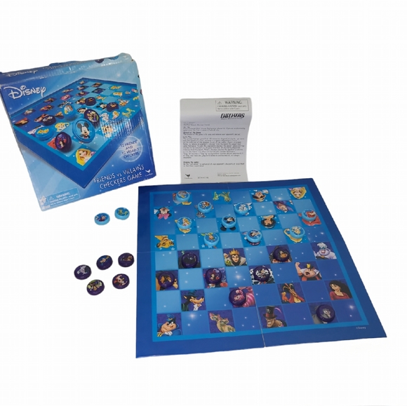 Carnival | Toys | Disney Friends Vs Villains Checkers Game Classic And ...